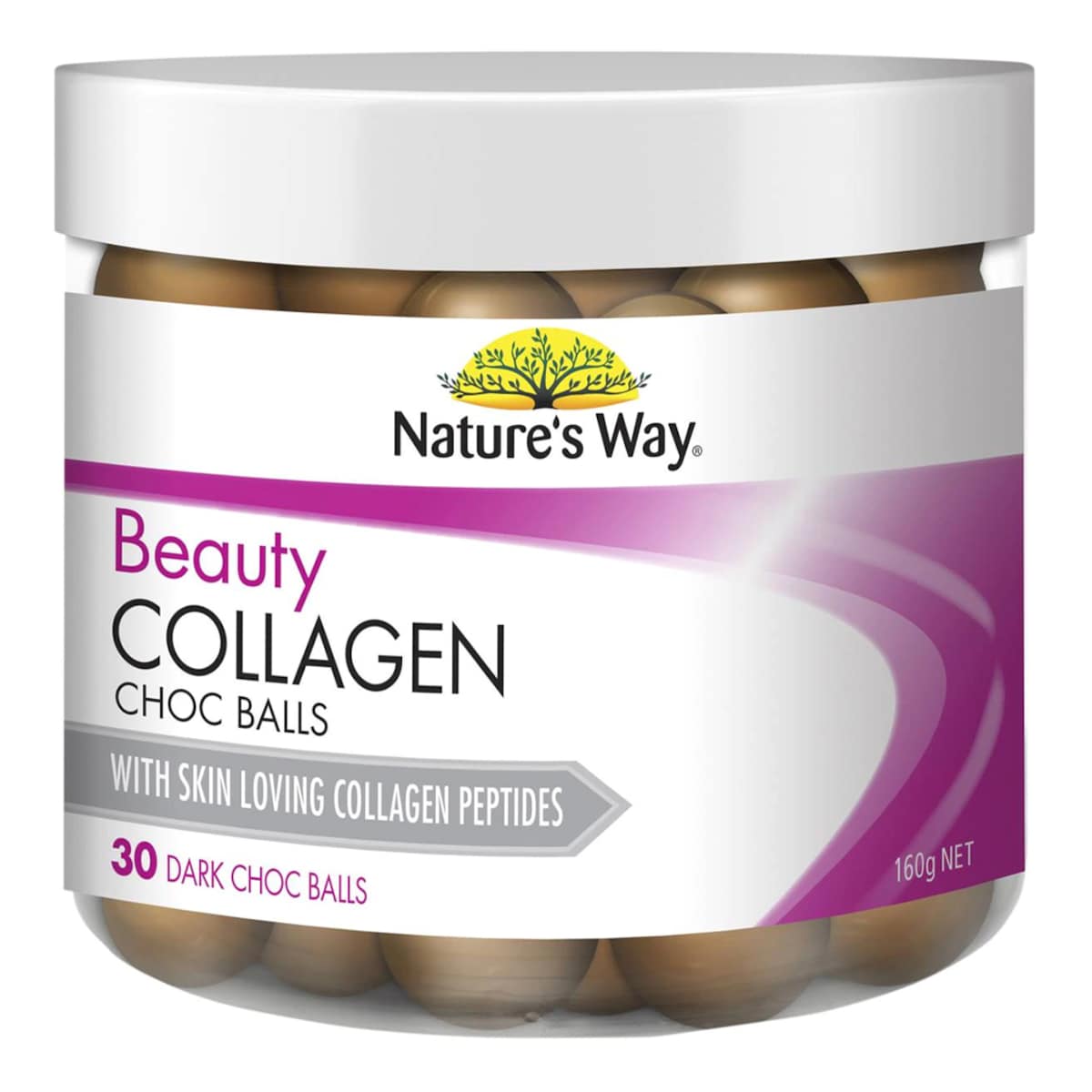 Natures Way Beauty Collagen Dark Chocolate Balls – Mr Vitamins