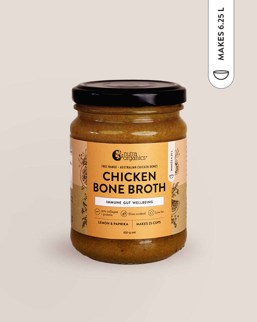 Nutra Naturals Bone Broth Chicken Concentrate - Lemon n Paprika 250g ...