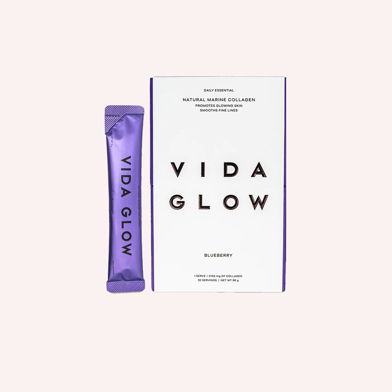 Vida Glow Marine Collagen Blueberry – Mr Vitamins