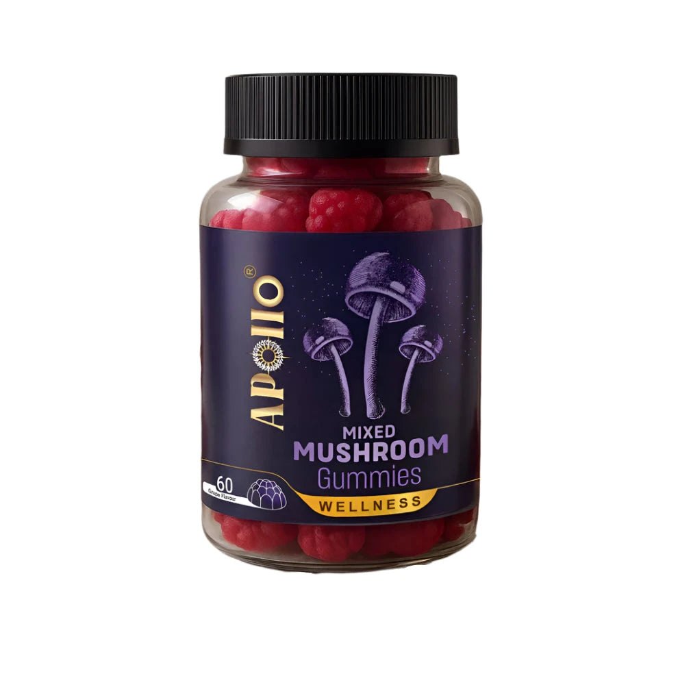 Apollo Mixed Mushroom 60 Gummies – Mr Vitamins
