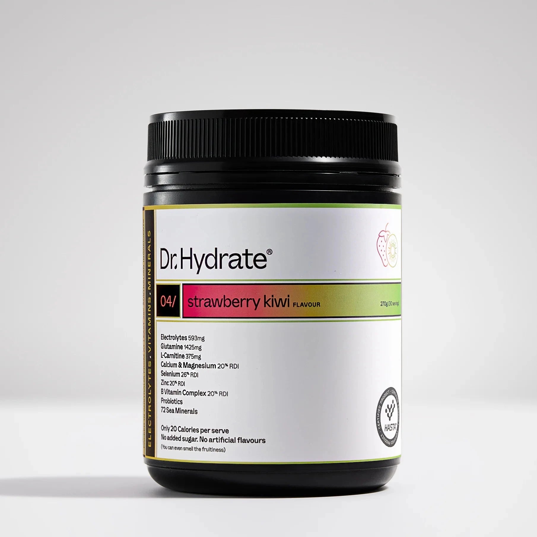 Dr Hydrate Electrolytes Tub Strawberry Kiwi 30 serve – Mr Vitamins