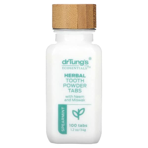 Dr TungS Herbal Tooth Powder Tabs Spearmint – Mr Vitamins