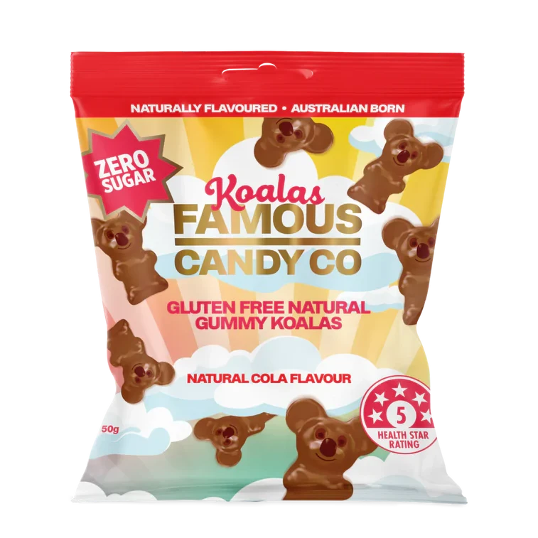 FAMOUS Sugar Free Candy Koala Gummies Cola Flavour – Mr Vitamins