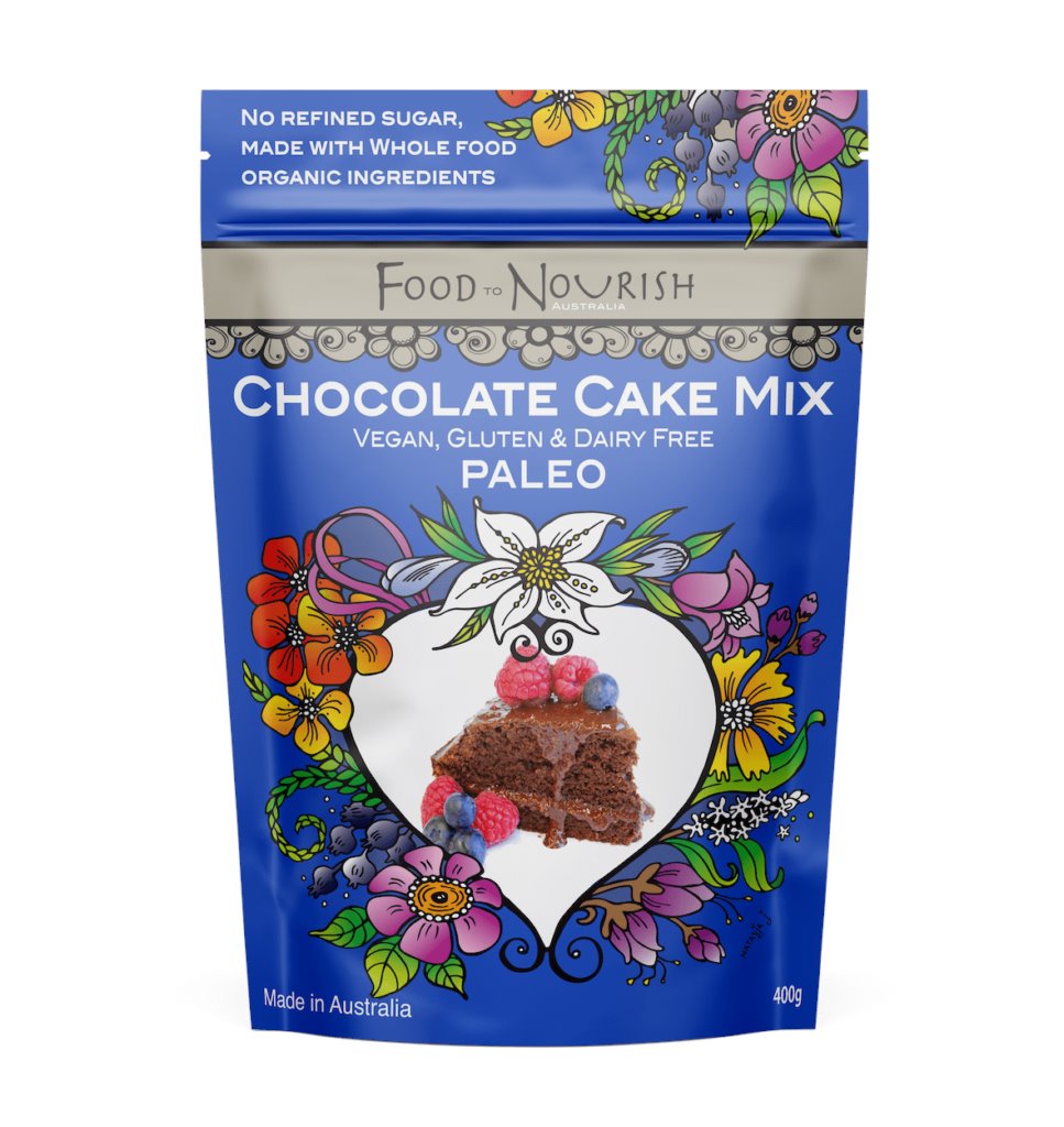 Food to Nourish Chocolate Cake Mix 400g – Mr Vitamins