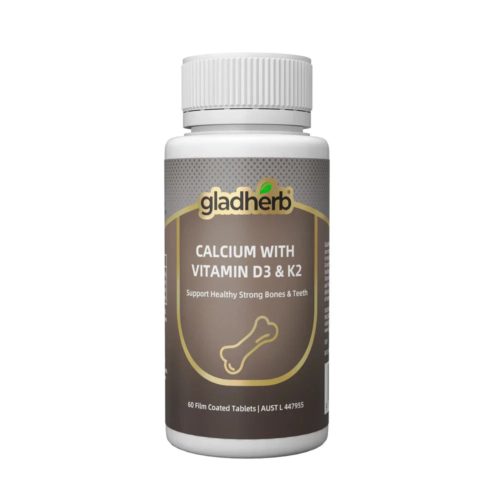 Gladherb Calcium With Vitamin D3 & K2 – Mr Vitamins