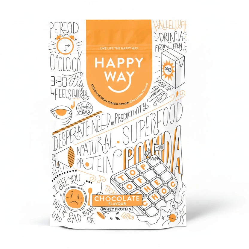 HAPPY WAY Whey Protein Quick Oats Chocolate – Mr Vitamins