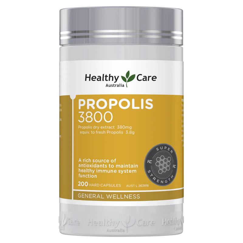 Propolis 3800mg | Healthy Care | 200 Capsules – Mr Vitamins