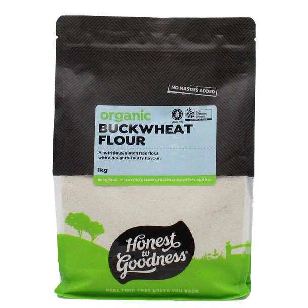 Honest to Goodness Organic Buckwheat Flour 1KG – Mr Vitamins