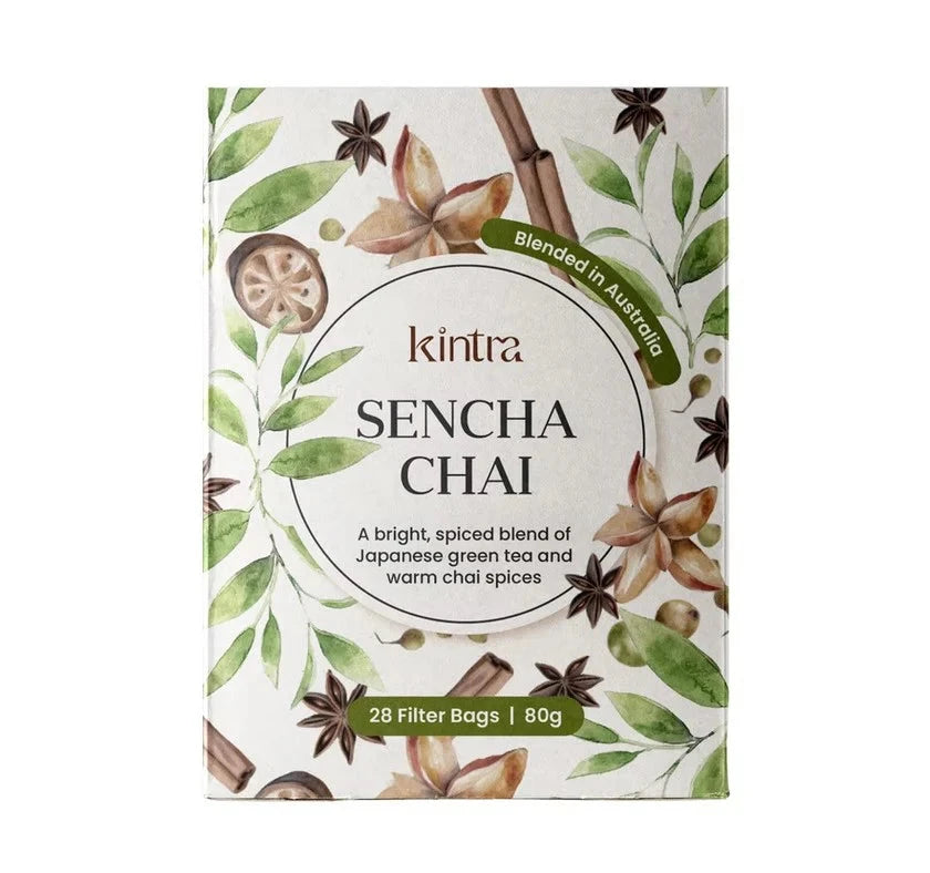 KINTRA BLENDS Herbal Tea Bags Sencha Chai 28pk – Mr Vitamins