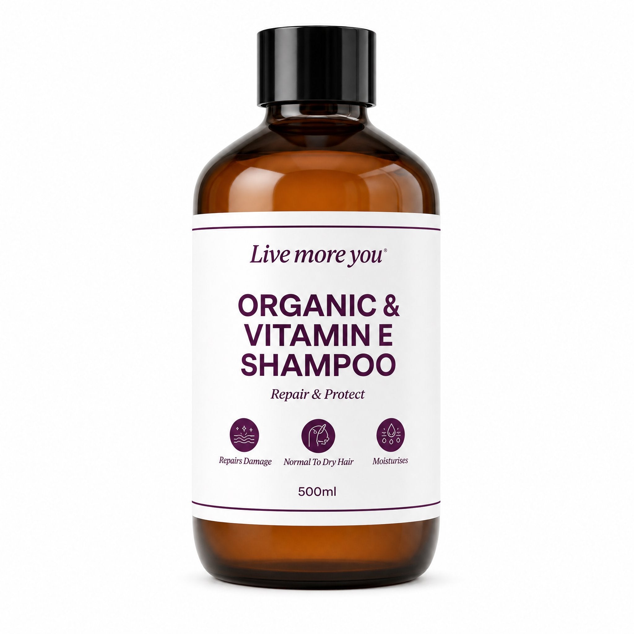 Live More You Organic Shampoo with Vitamin E – Mr Vitamins