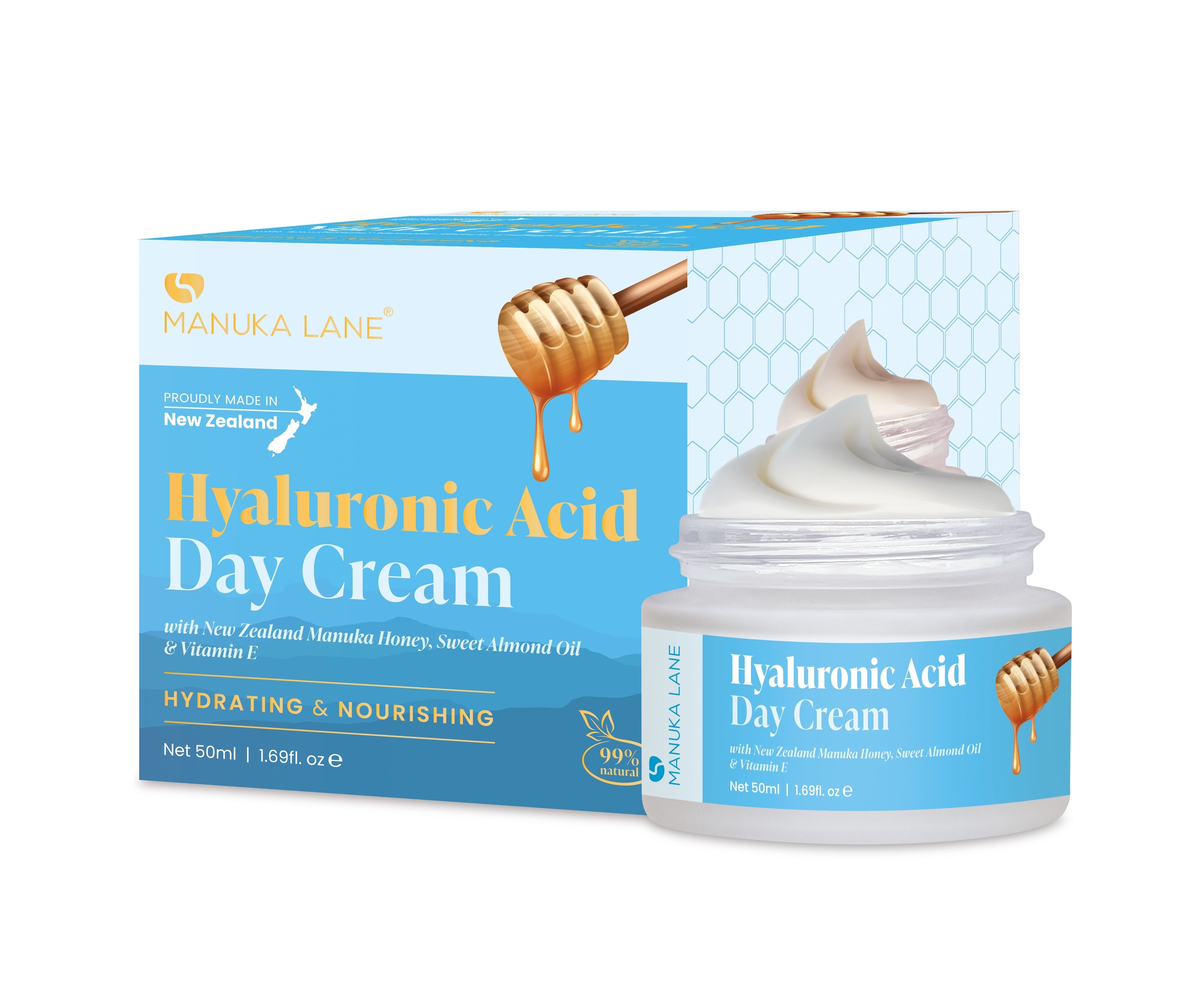 Manuka Lane Hyaluronic Acid Day Cream – Mr Vitamins