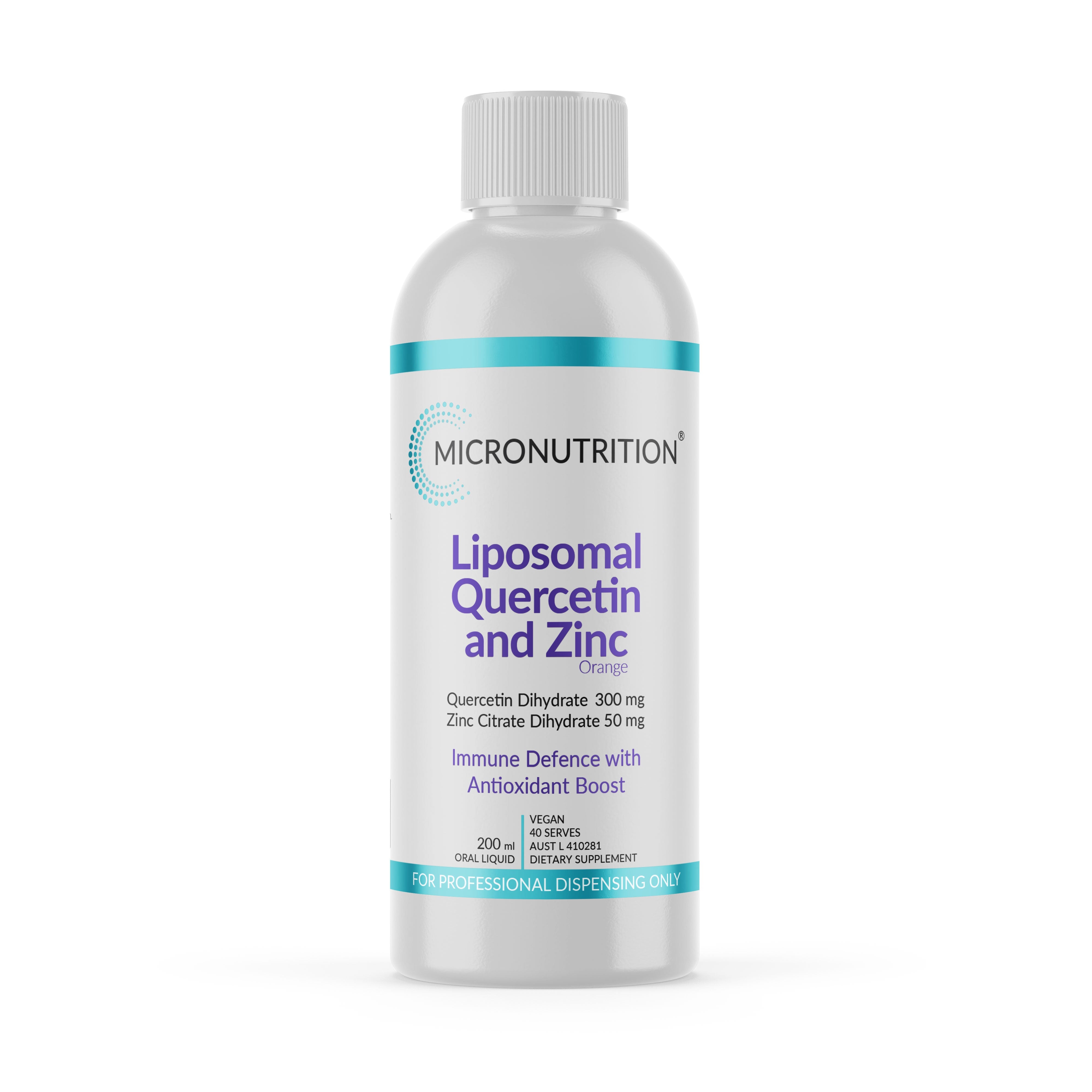 MicroNutrition Liposomal Quercetin and Zinc – Mr Vitamins