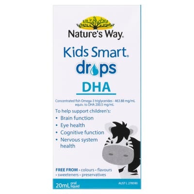 Kids Smart Drops DHA | Kids DHA Drops | Natures Way – Mr Vitamins