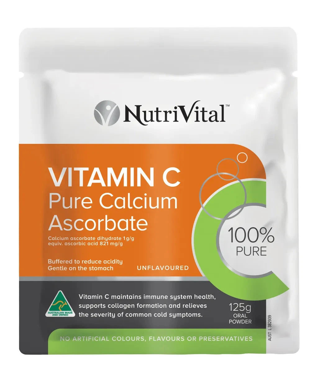 Nutrivital Vitamin C Calcium Ascorbate – Mr Vitamins