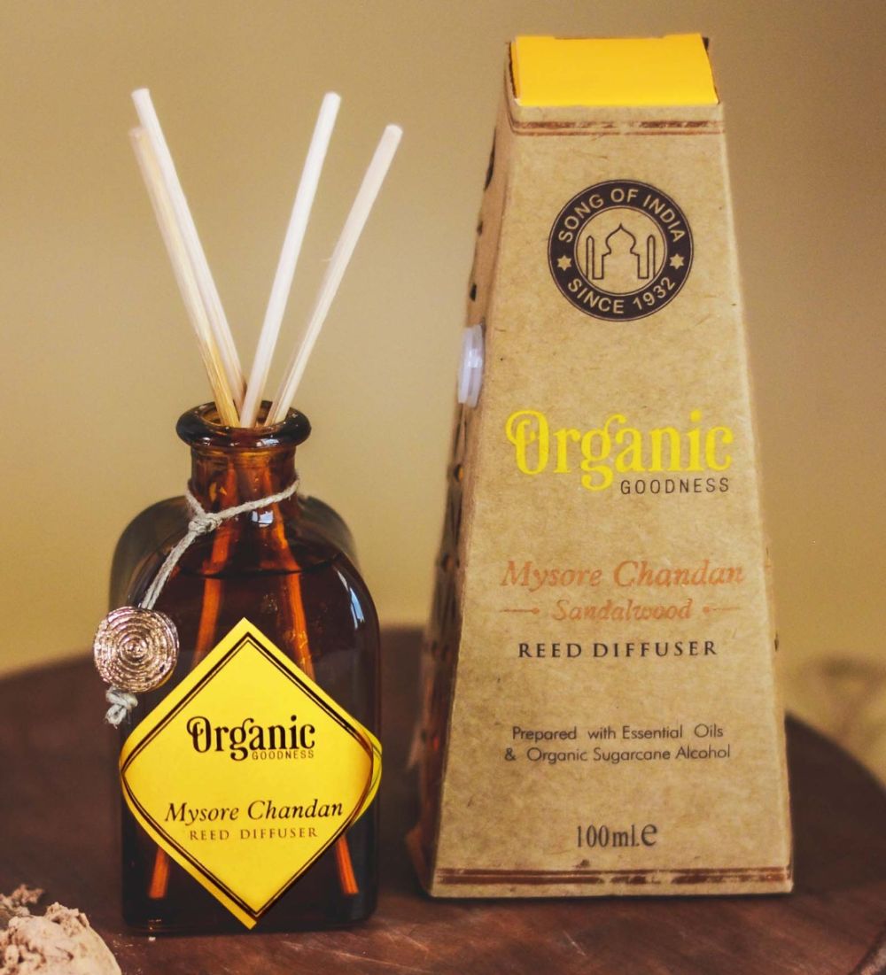 Organic Goodness Reed Diffuser Mysore Chandan Sandalwood – Mr Vitamins