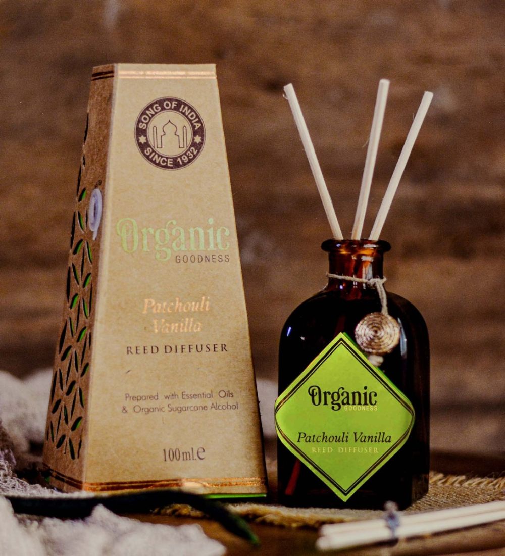 Organic Goodness Reed Diffuser Patchouli Vanilla – Mr Vitamins
