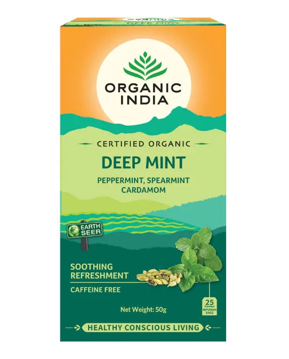 Organic India Deep Mint Tea – Mr Vitamins