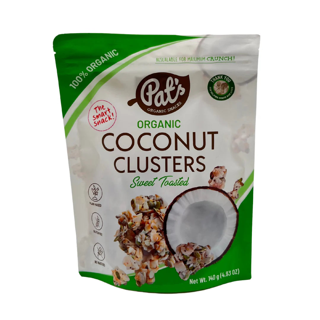 Pats Organic - Organic Coconut Clusters – Mr Vitamins