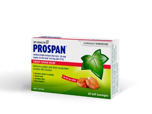 Prospan Chesty Cough Relief Soft Lozenges – Mr Vitamins