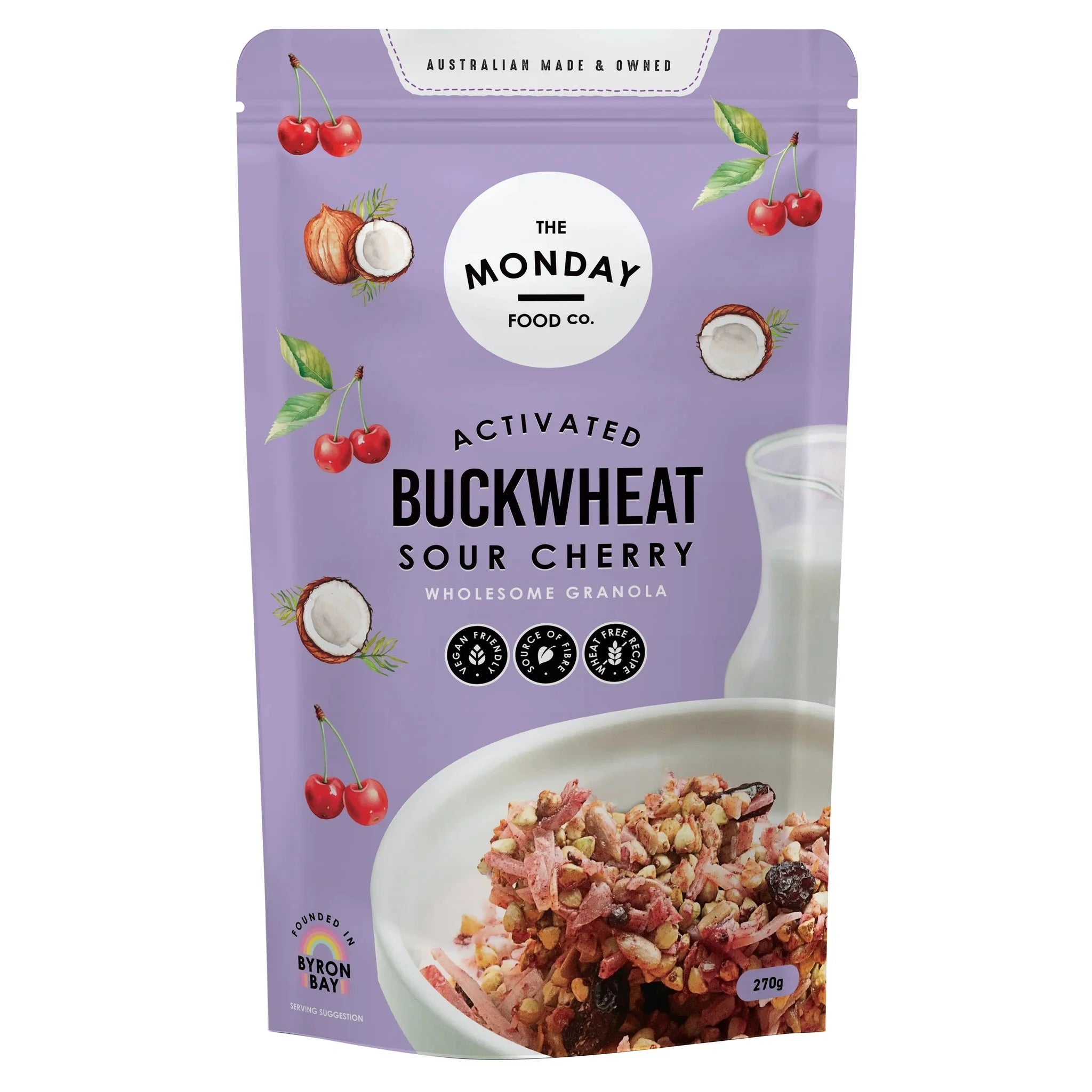 THE MONDAY FOOD CO. Activated Buckwheat Granola Sour Cherry – Mr Vitamins