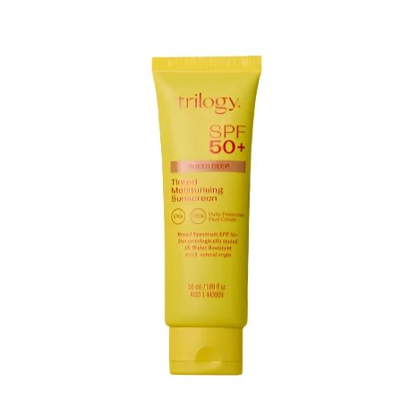 Trilogy SPF 50+ Sheer Deep Tinted Moisturising Sunscreen – Mr Vitamins