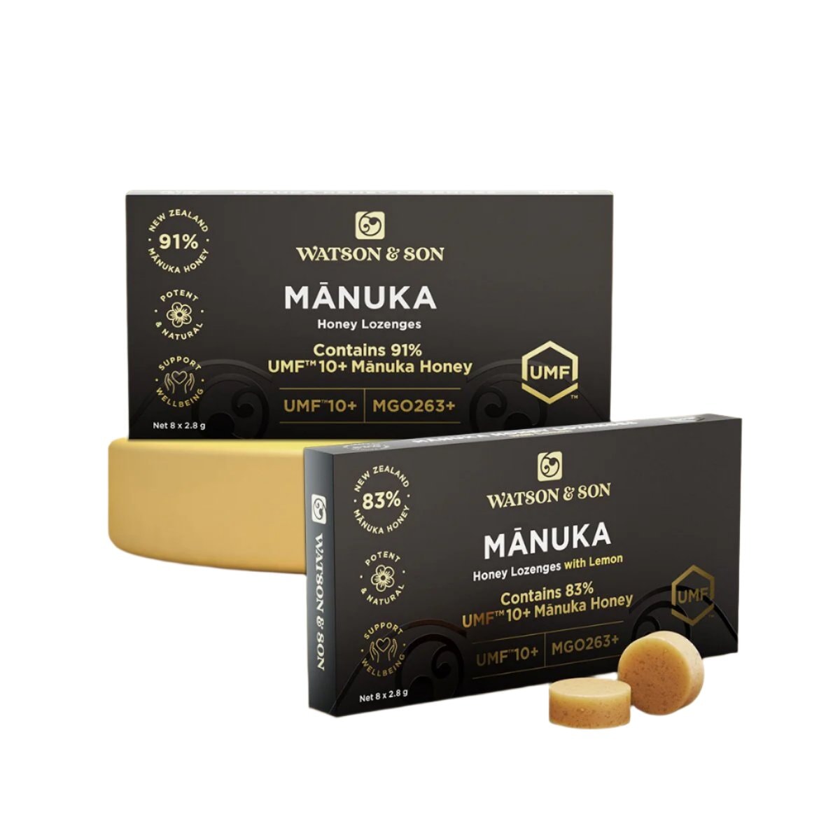 Watson & Son UMF 10+/MGO 263+ Manuka Honey with Lemon Lozenges – Mr ...