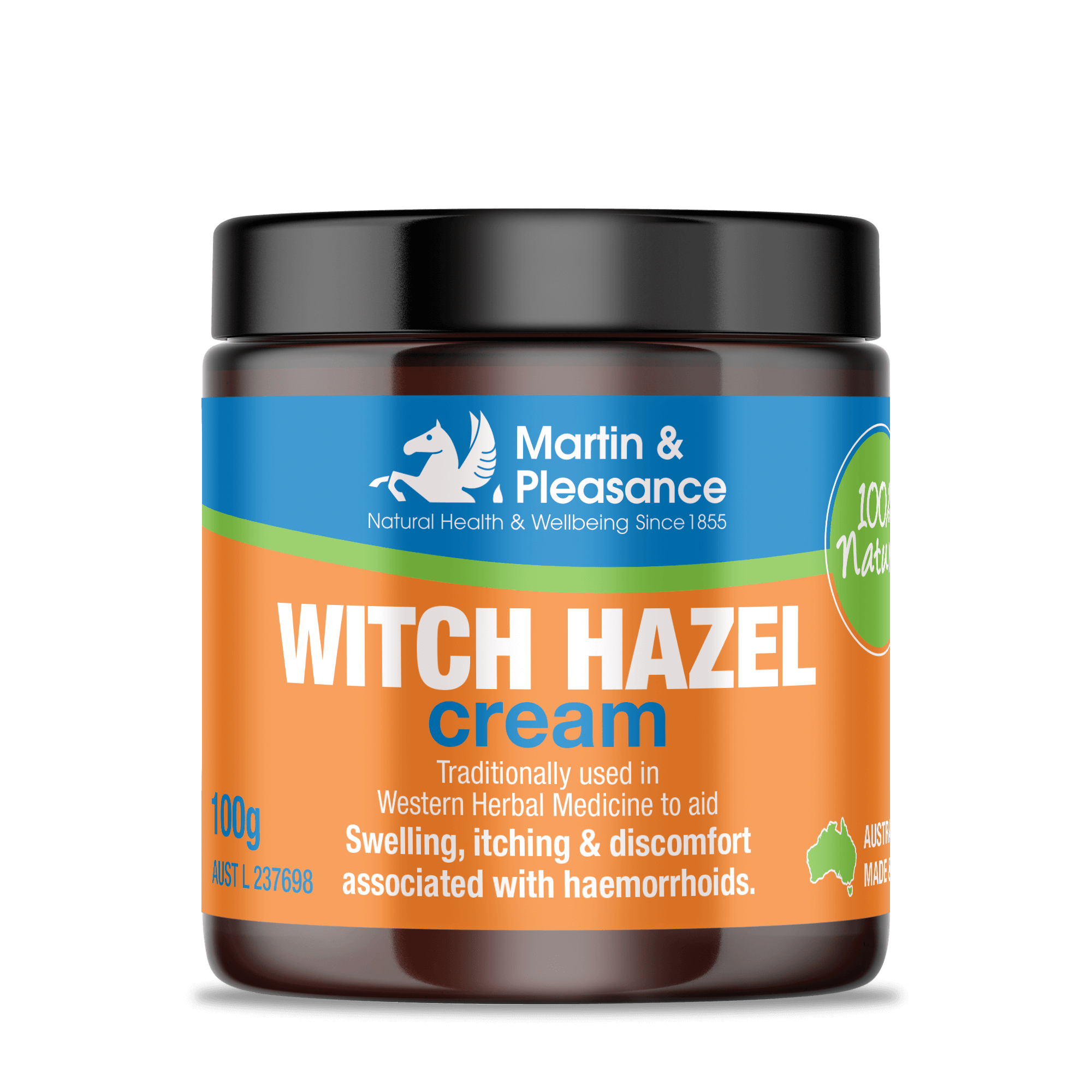Witch Hazel Herbal Cream 100g by Martin & Pleasance – Mr Vitamins