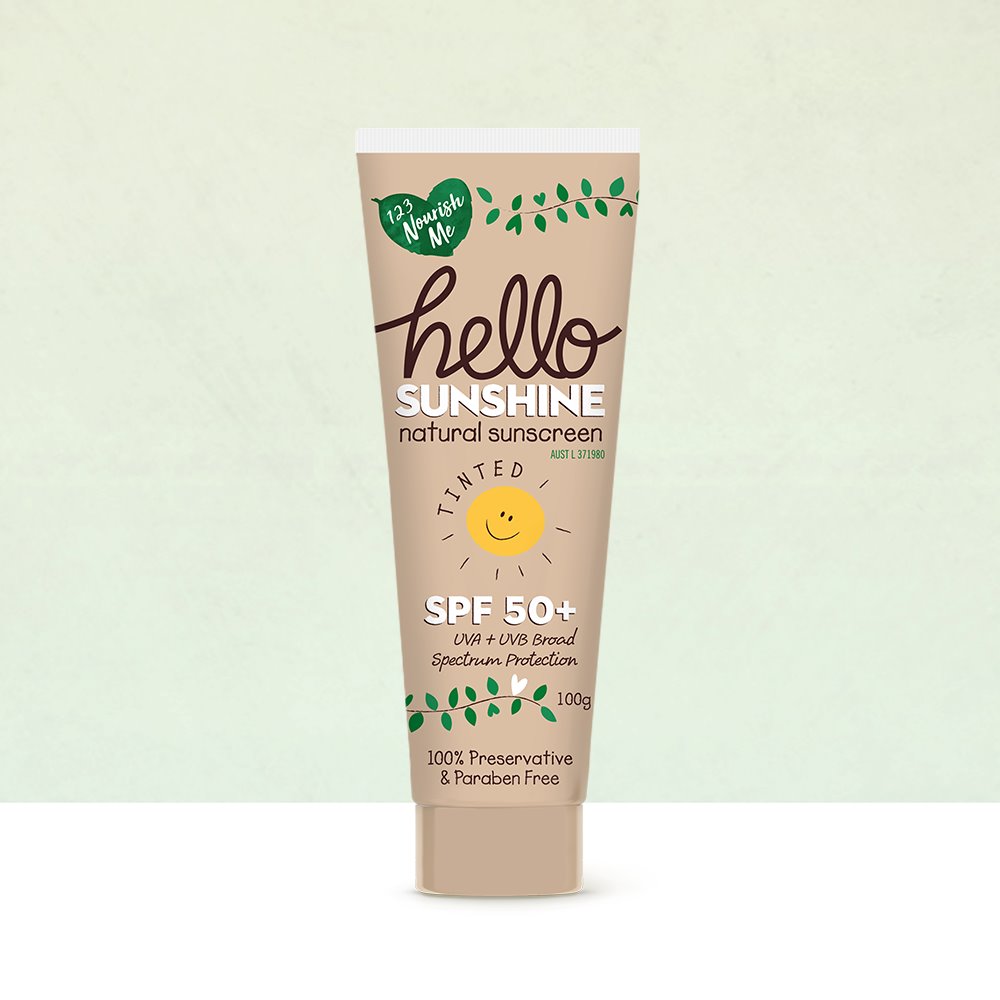 123 Nourish Me Hello Sunshine SunscreenTinted – Mr Vitamins
