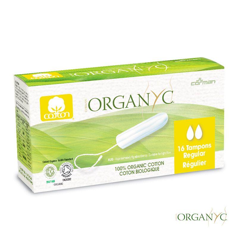 Organyc Tampons - Regular – Mr Vitamins