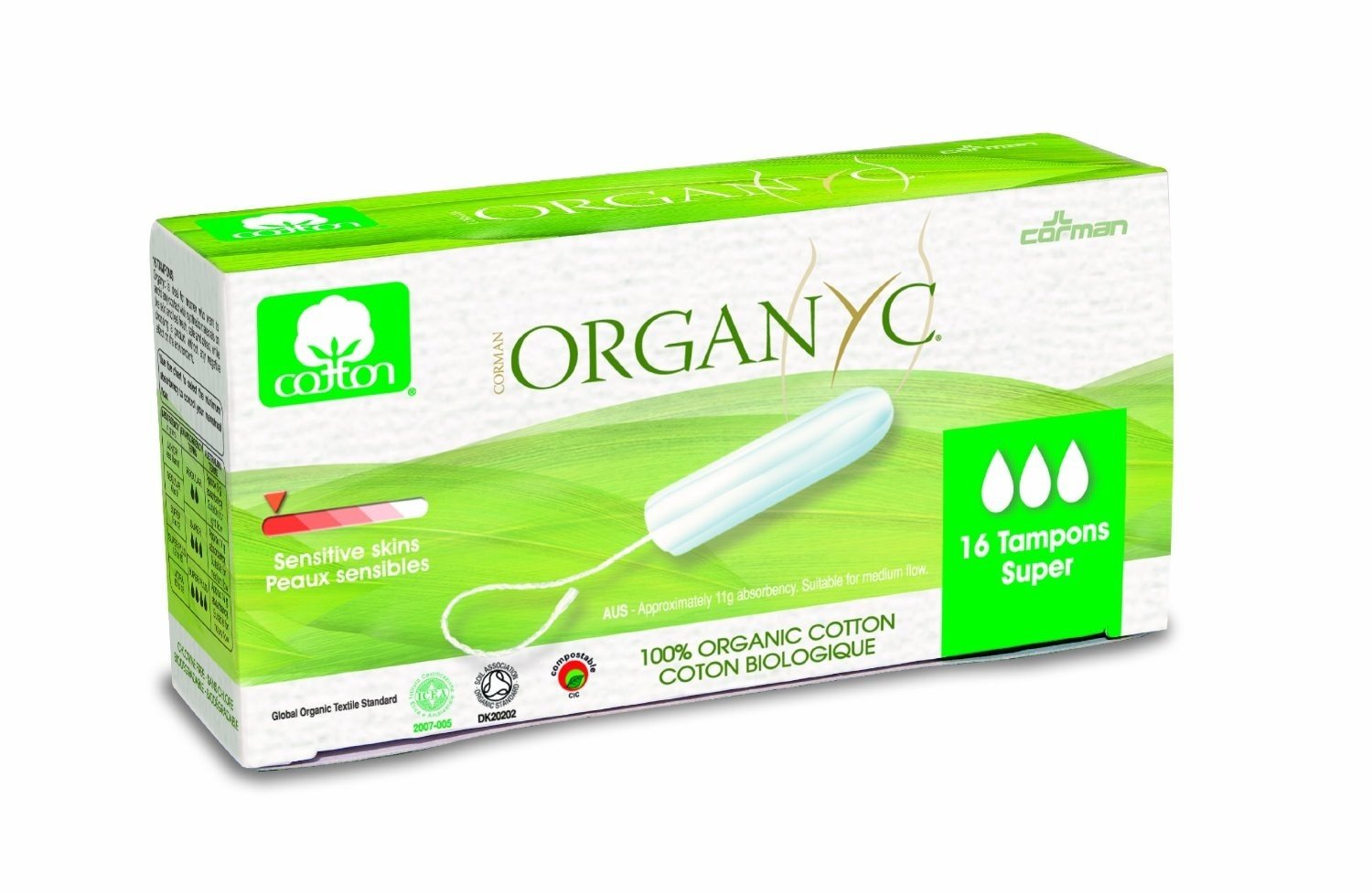 Organyc Tampons - Super – Mr Vitamins