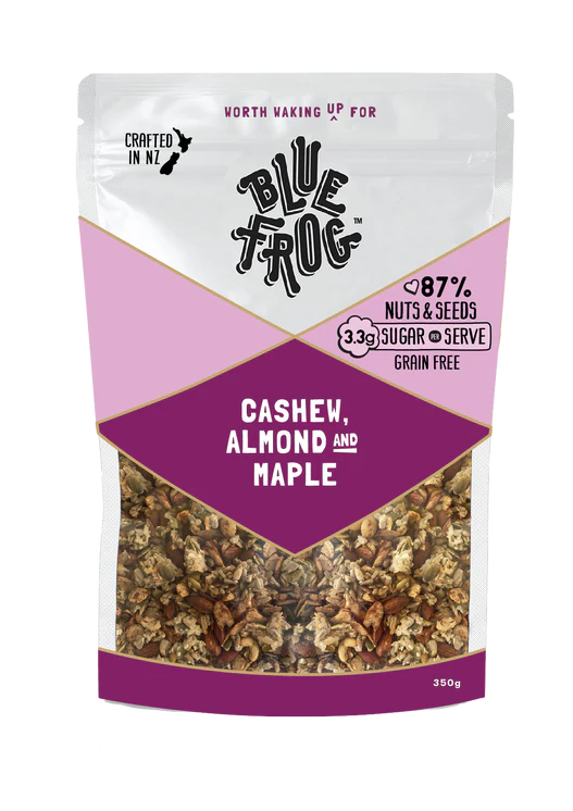 Blue Frog Nuts and Seeds - Cashew Almond and Maple – Mr Vitamins