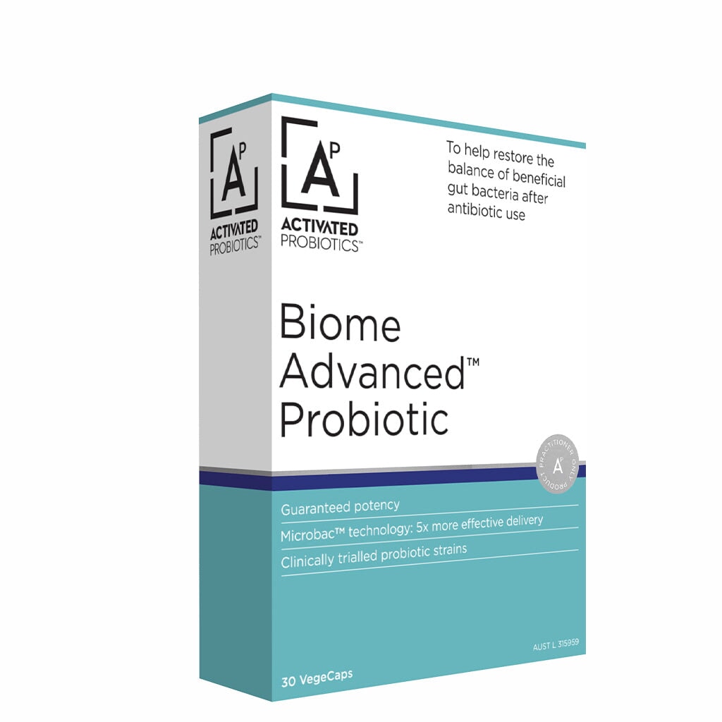 Biome Advanced Probiotics | Activated Probiotics | 30 Capsules – Mr ...