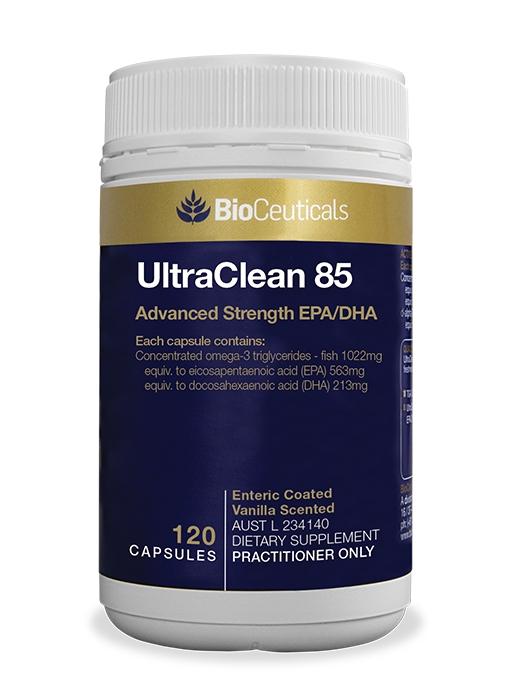 Bioceuticals Ultraclean 85 Fish Oil 120 capsules – Mr Vitamins