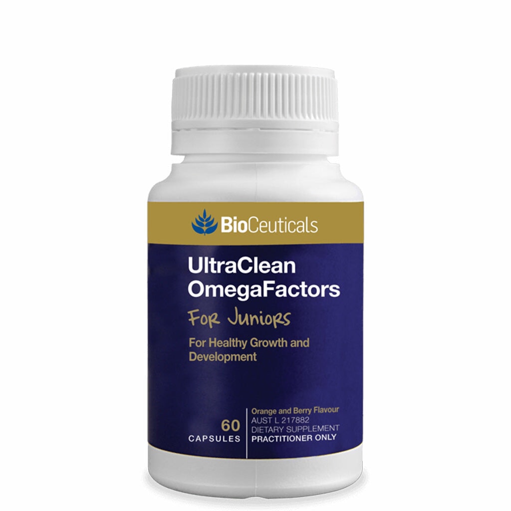 Ultraclean Omegafactors For Juniors | Bioceuticals | Fish Oil 60 Caps ...