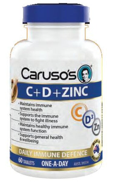 Carusos C+D+Zinc – Mr Vitamins