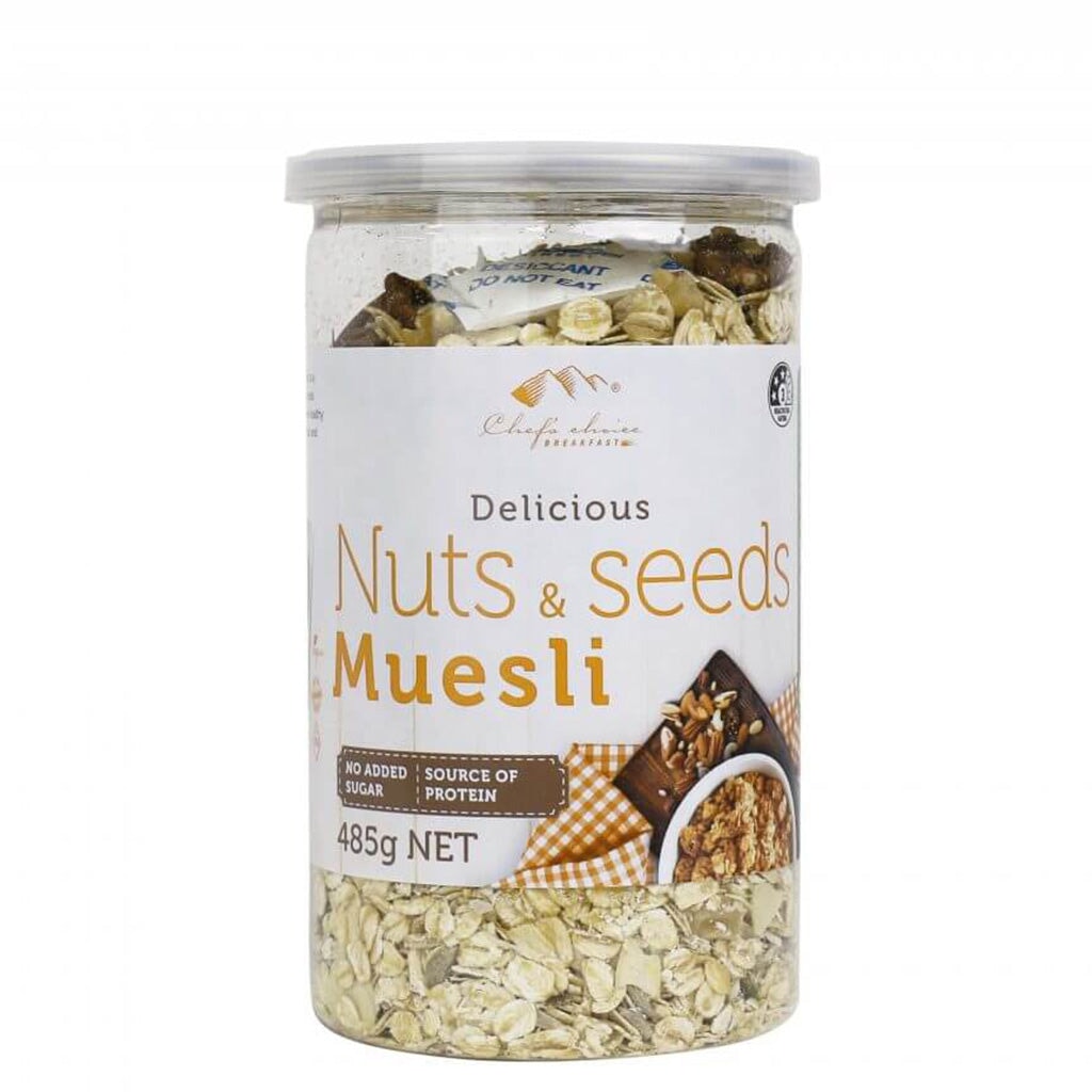 Chefs Choice Nuts & Seeds Muesli 485g – Mr Vitamins