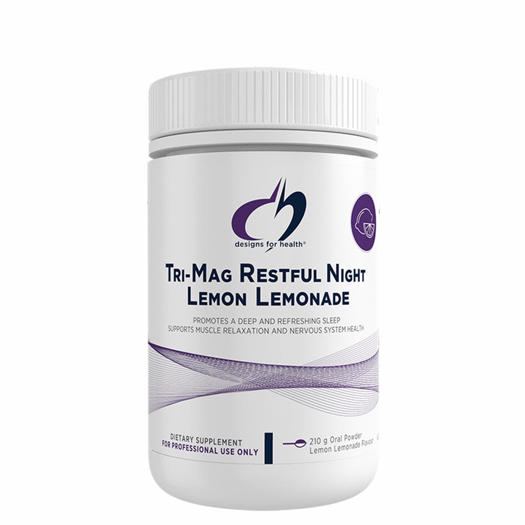 Tri-Mag Restful Night Lemon Lemonade | Designs for Health – Mr Vitamins