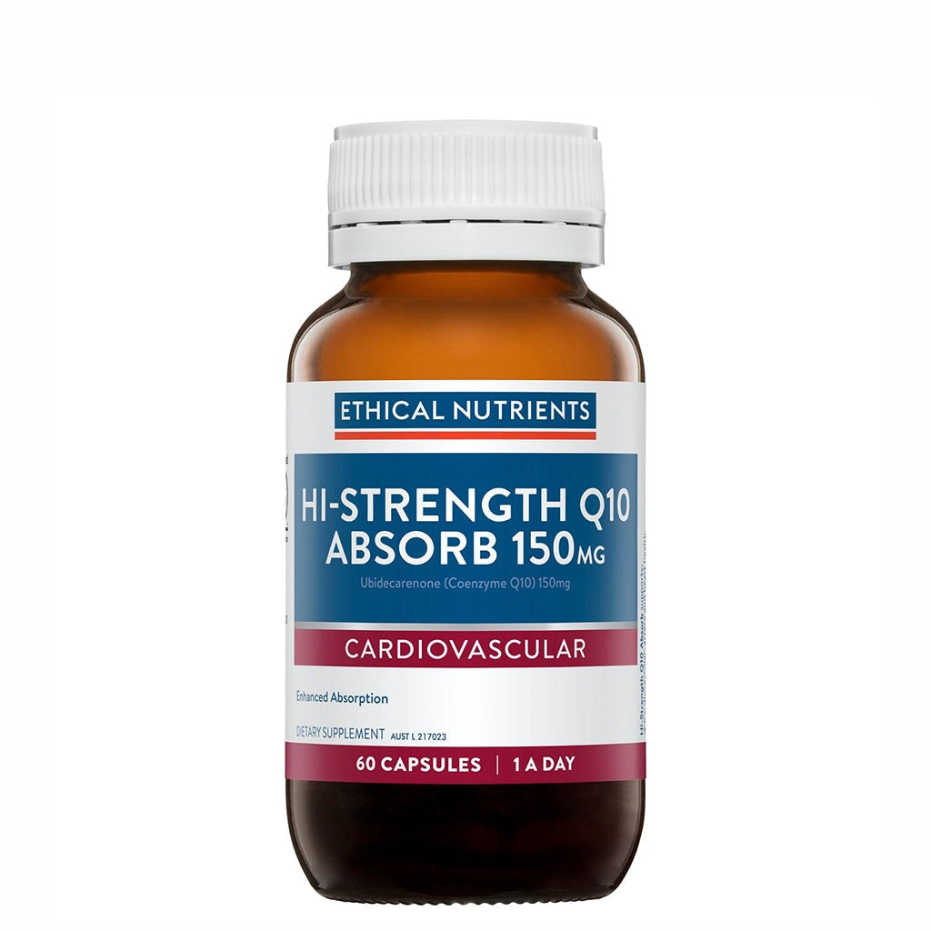 Hi-Strength Q10 Absorb 150Mg | CoQ10 Ethical Nutrients | 60 Caps – Mr ...