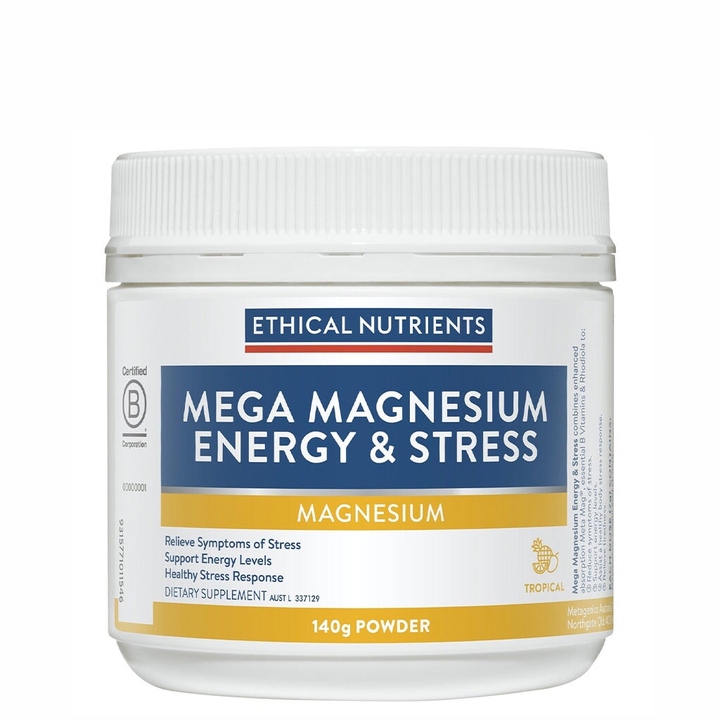 Ethical Nutrients Mega Magnesium Energy Stress Powder – Mr Vitamins