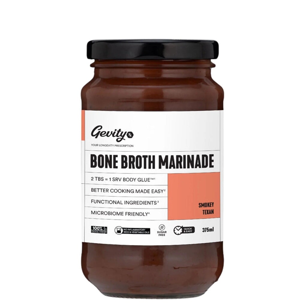 Gevity RX Broth Marinade Smokey Texan – Mr Vitamins