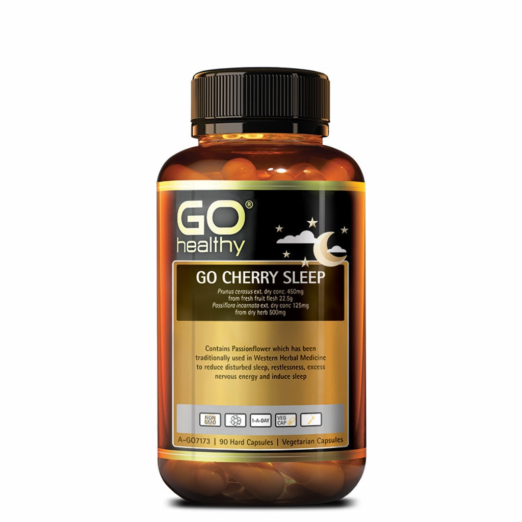 Go Healthy Cherry Sleep - Cherry Sleep 90 Veg Caps – Mr Vitamins