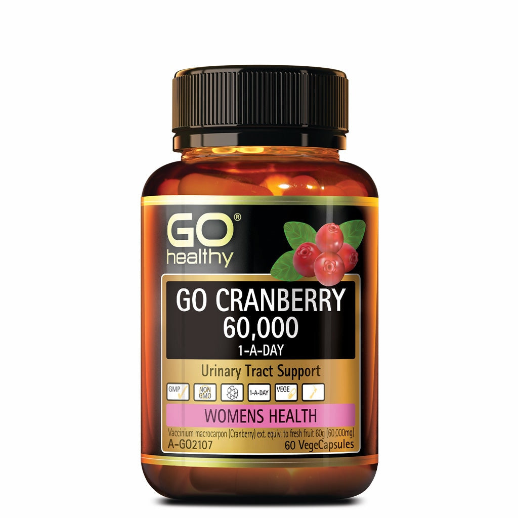 Go Healthy Cranberry 60000+ 1-A-Day 60C – Mr Vitamins