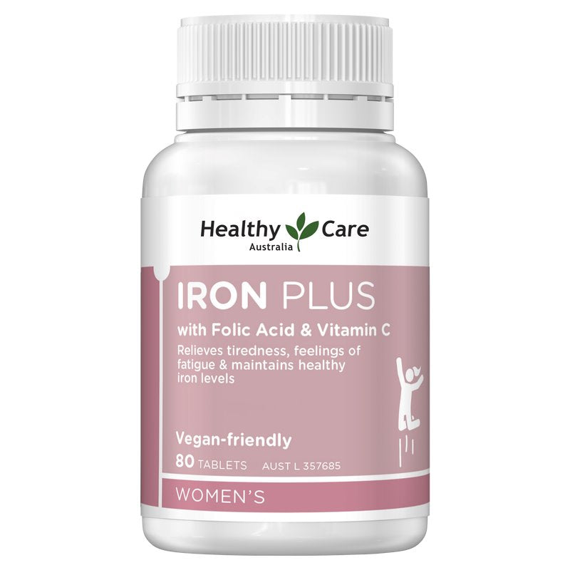 Healthy Care Iron Plus 80 Tablets – Mr Vitamins