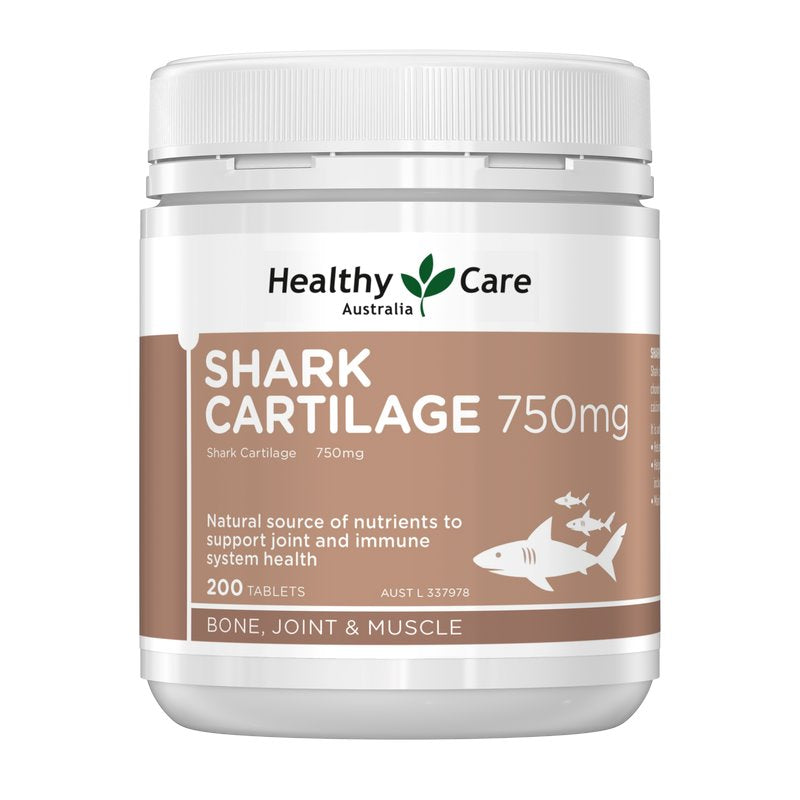 Healthy Care Shark Cartilage 750mg – Mr Vitamins