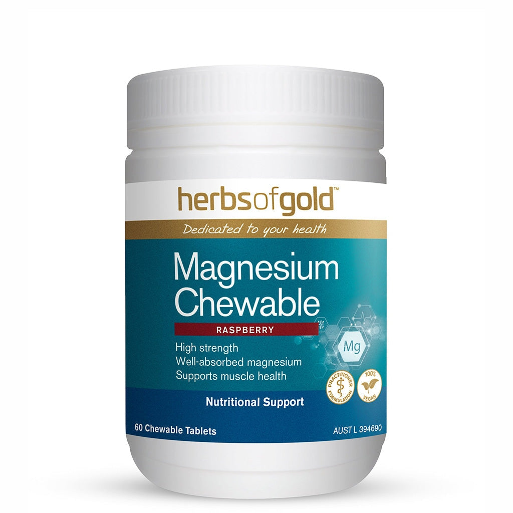 Herbs of Gold Magnesium Chewable – Mr Vitamins