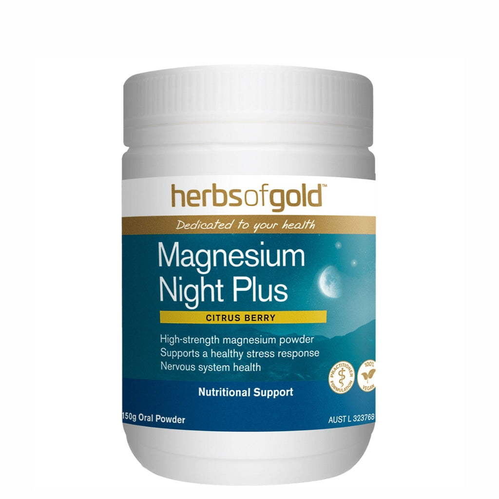 Herbs Of Gold Magnesium Night Plus Powder – Mr Vitamins
