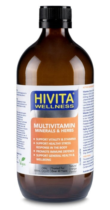 HIVITA Wellness Multivitamin Minerals & Herbs Oral Liquid – Mr Vitamins
