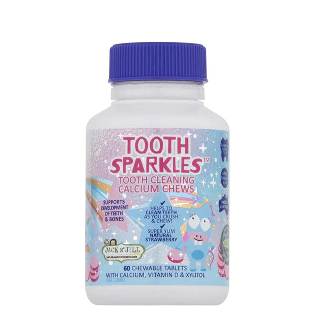 Jack N Jill Tooth Sparkles Tooth Cleaning Calcium Chews – Mr Vitamins