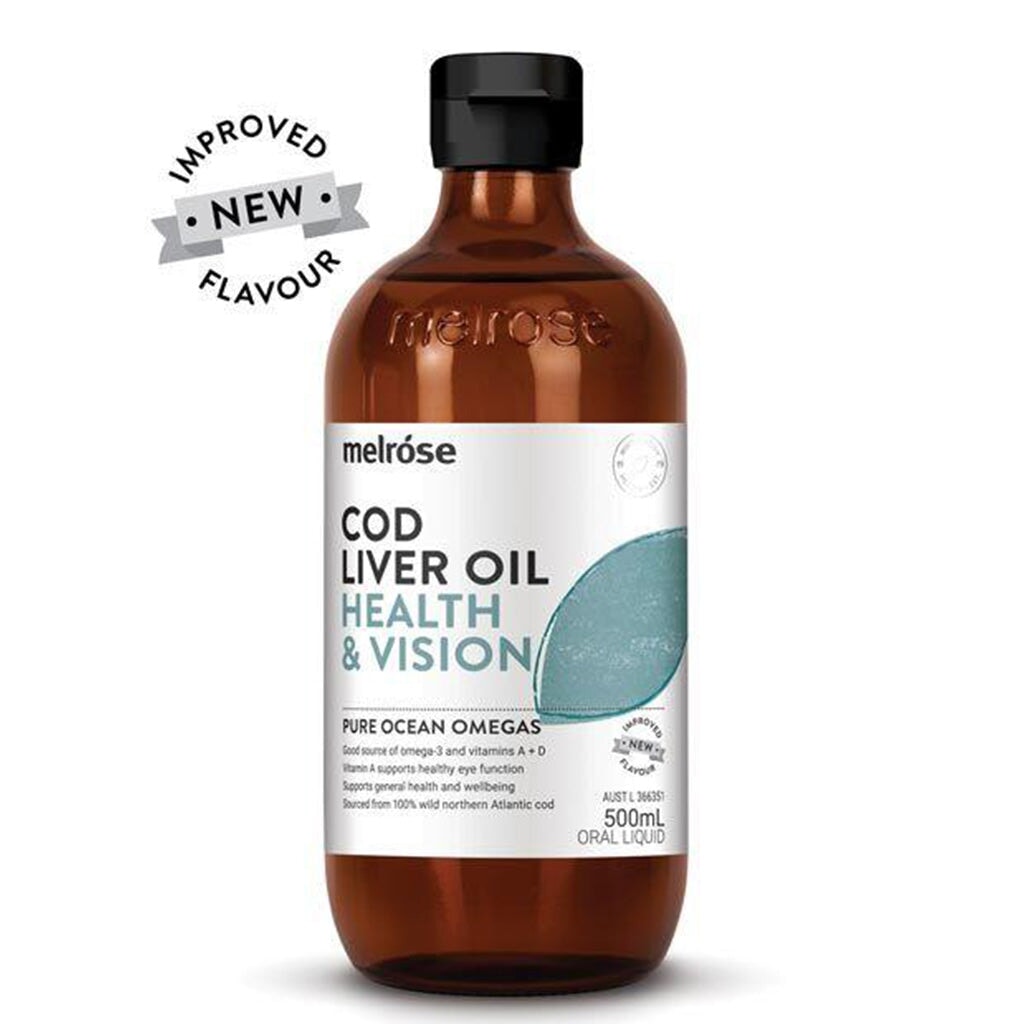 Melrose Omega Cod Liver Oil Liquid – Mr Vitamins