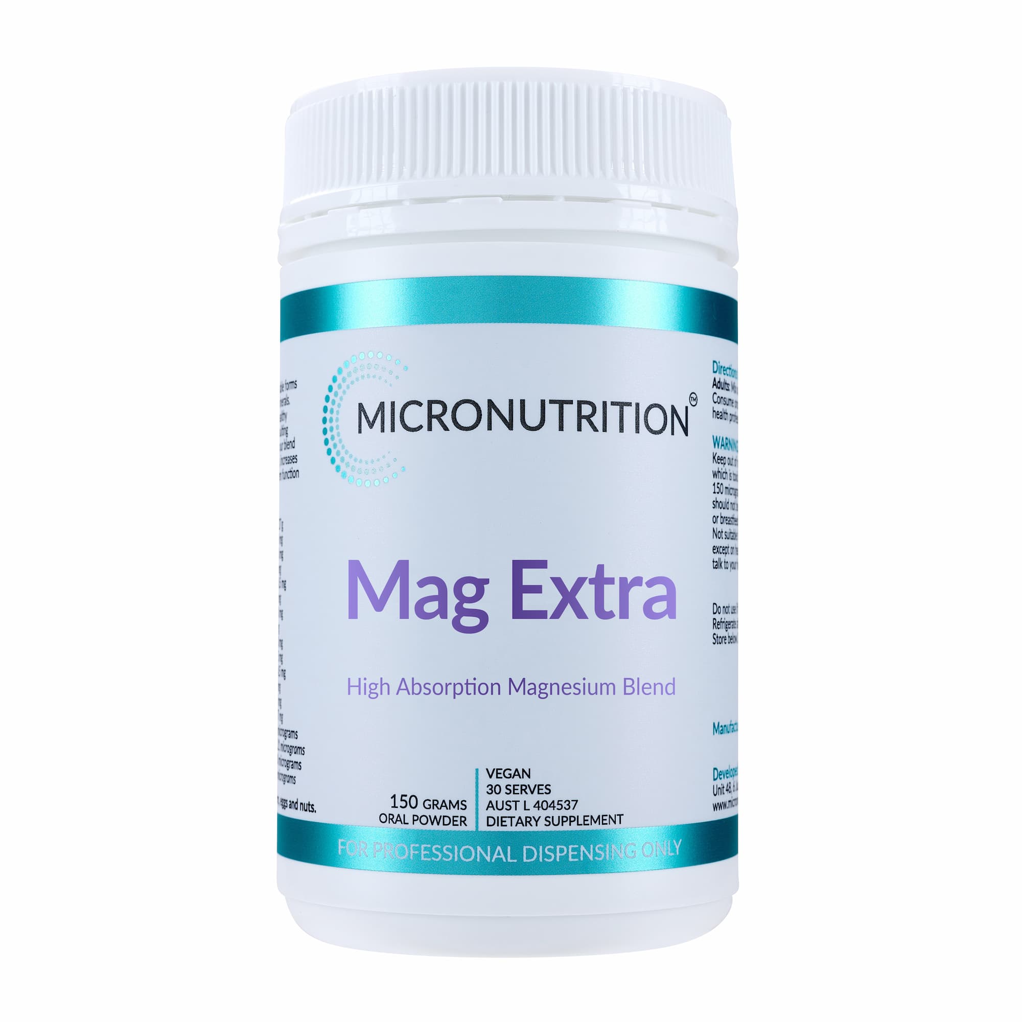 Micronutrition Magnesium Extra Powder – Mr Vitamins
